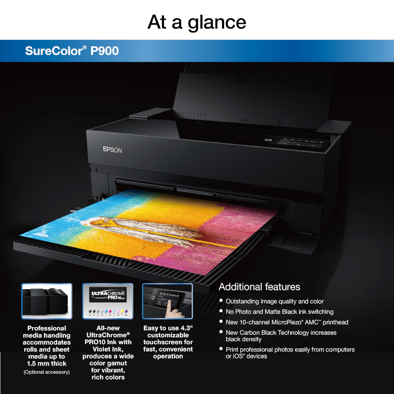 SureColor P900 17″ Photo Printer - Good Guys Imaging Systems